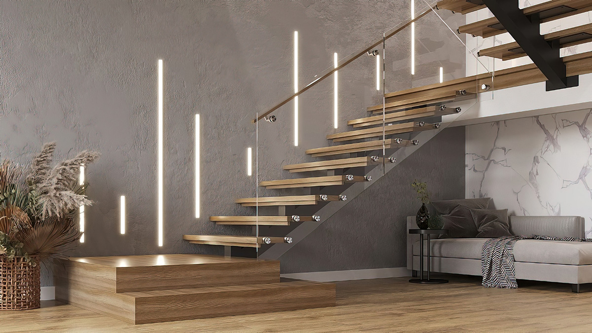 Luminárias de LED para escadas - Design Light